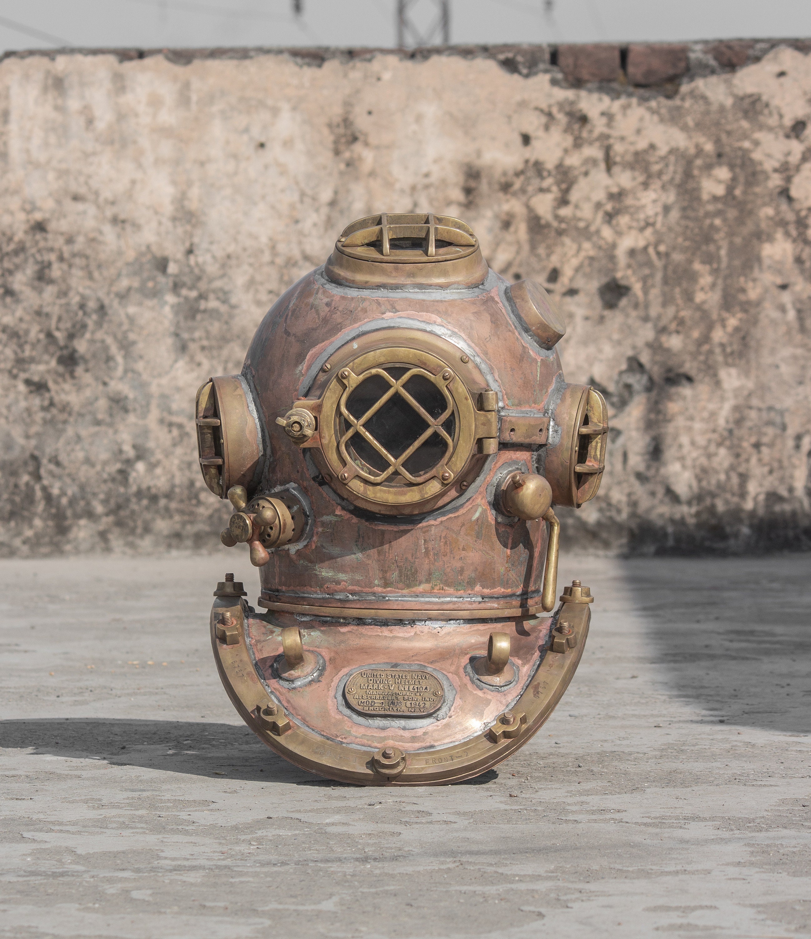 Handmade Scuba Diving Helmet for Collectible Item US Navy 1944 Miller ...