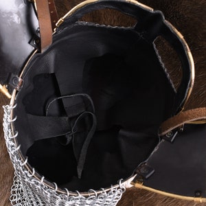 Handmade Design Helmet Beowulf | Cheek Guards Aventail | Norse Helmet ...