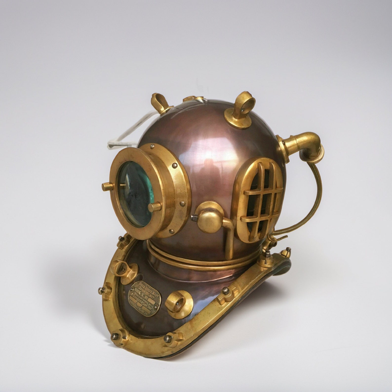 Handcrafted US Navy Miller Dunn Mark V Diving Helmet Rare Collectible ...