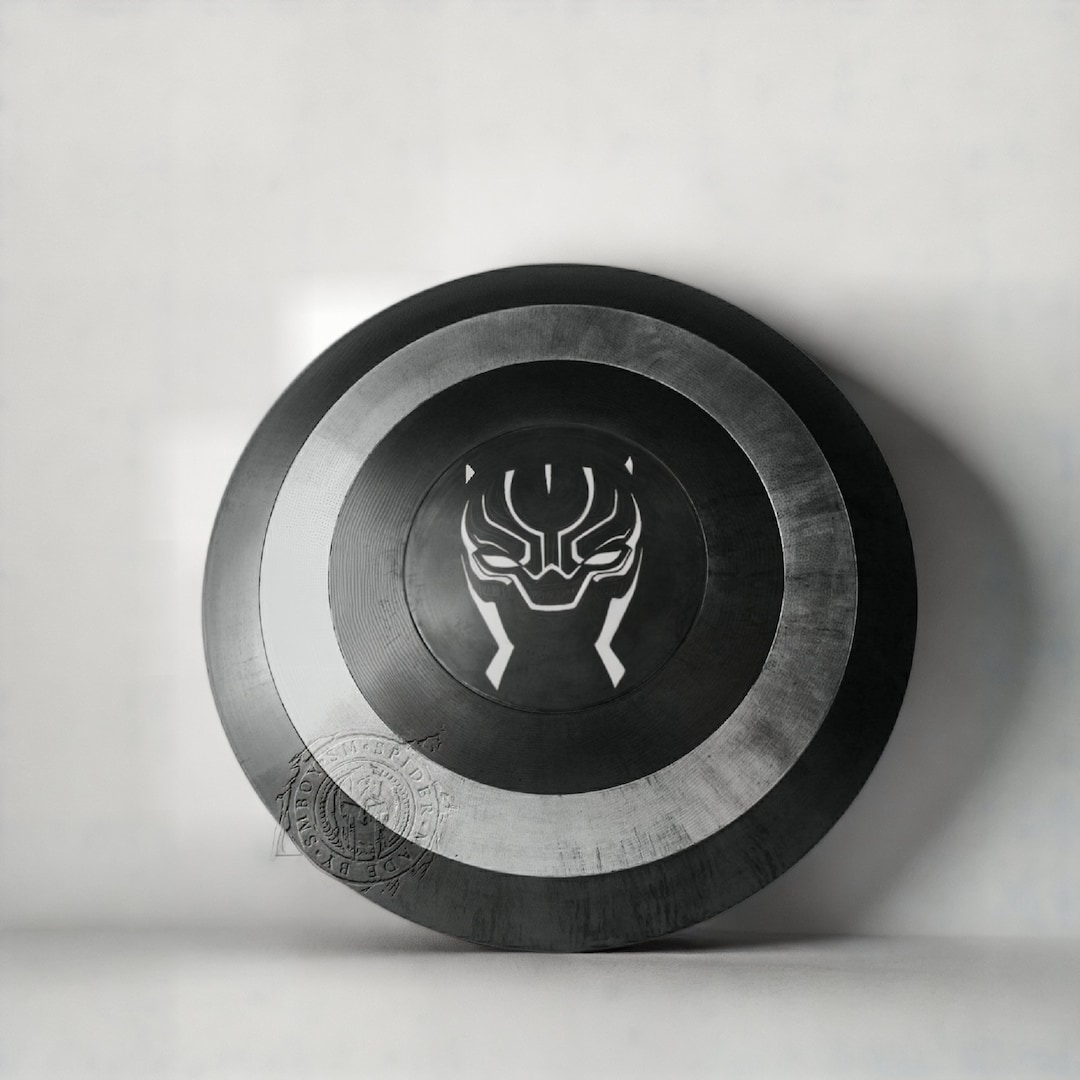 Black Panther Inspired Captain America Shield, Marvel Replica - Etsy