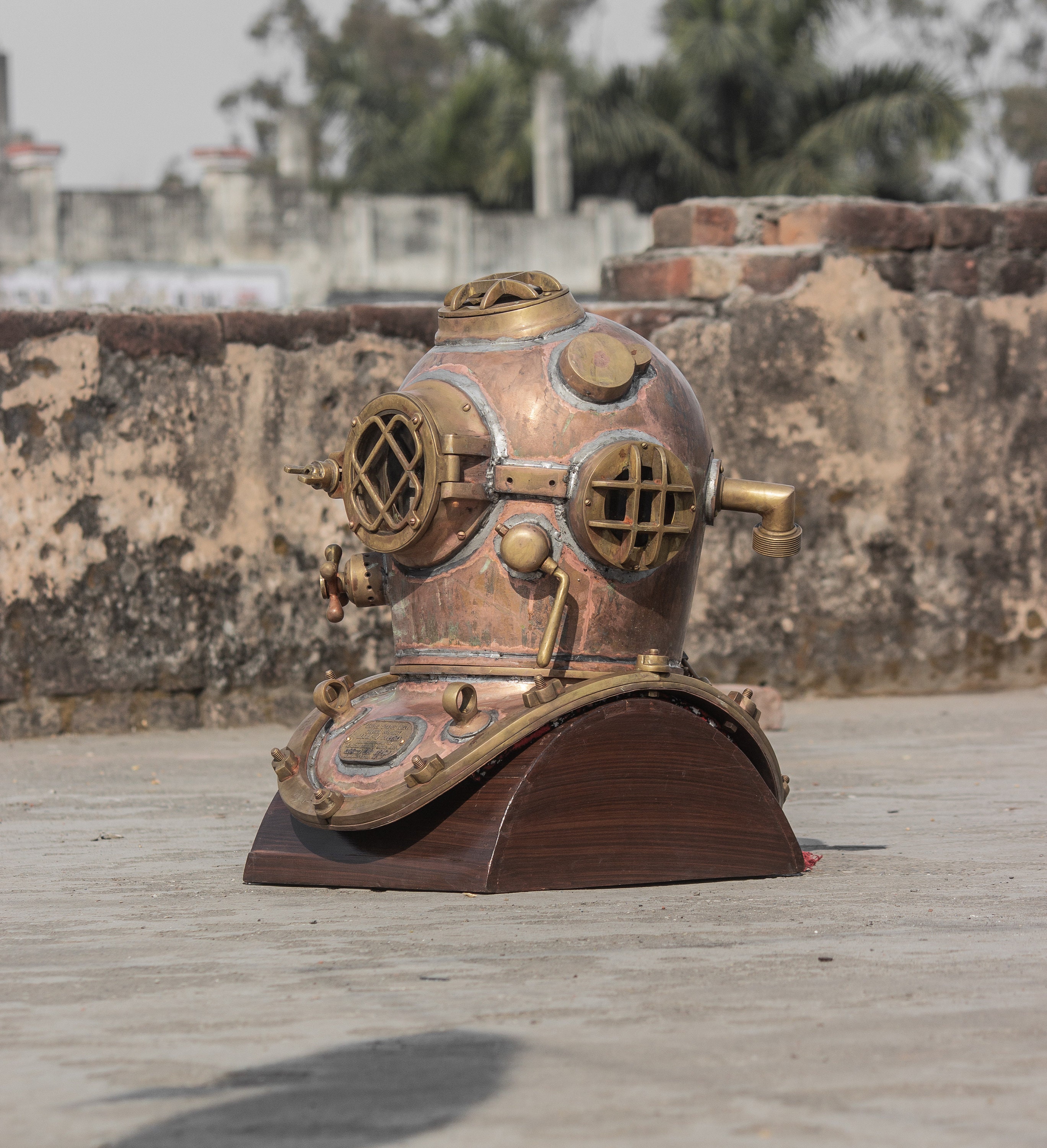 Handmade Scuba Diving Helmet for Collectible Item US Navy 1944 Miller ...
