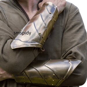 Illumine Bracers Set - Antique | Handmade Medieval | Armor Bracers Set ...