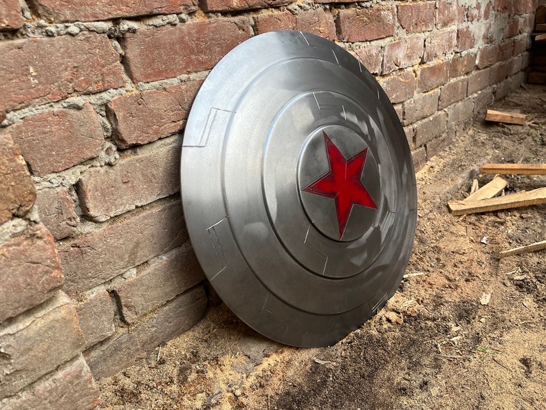Captain America Bucky Custom Design Shield Collectible Décor Legend ...