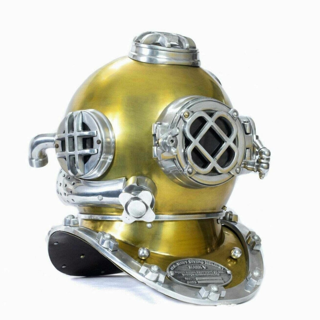 Diving Helmet Scuba US Navy Mark V Helmet Deep Sea Marine Helmet Divers ...