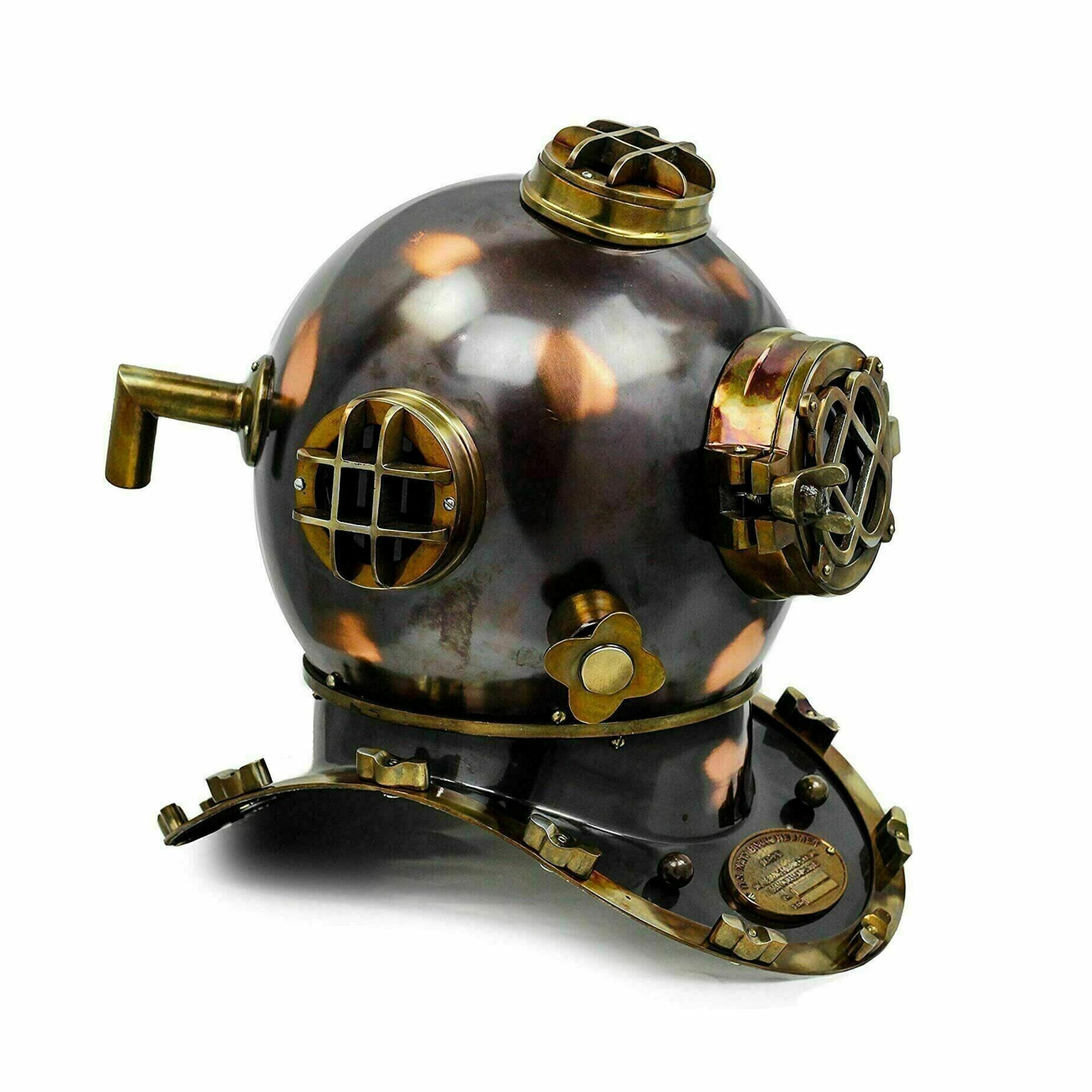 Copper Dotted Diving Helmet Deep Sea US Navy Mark V Diving - Etsy