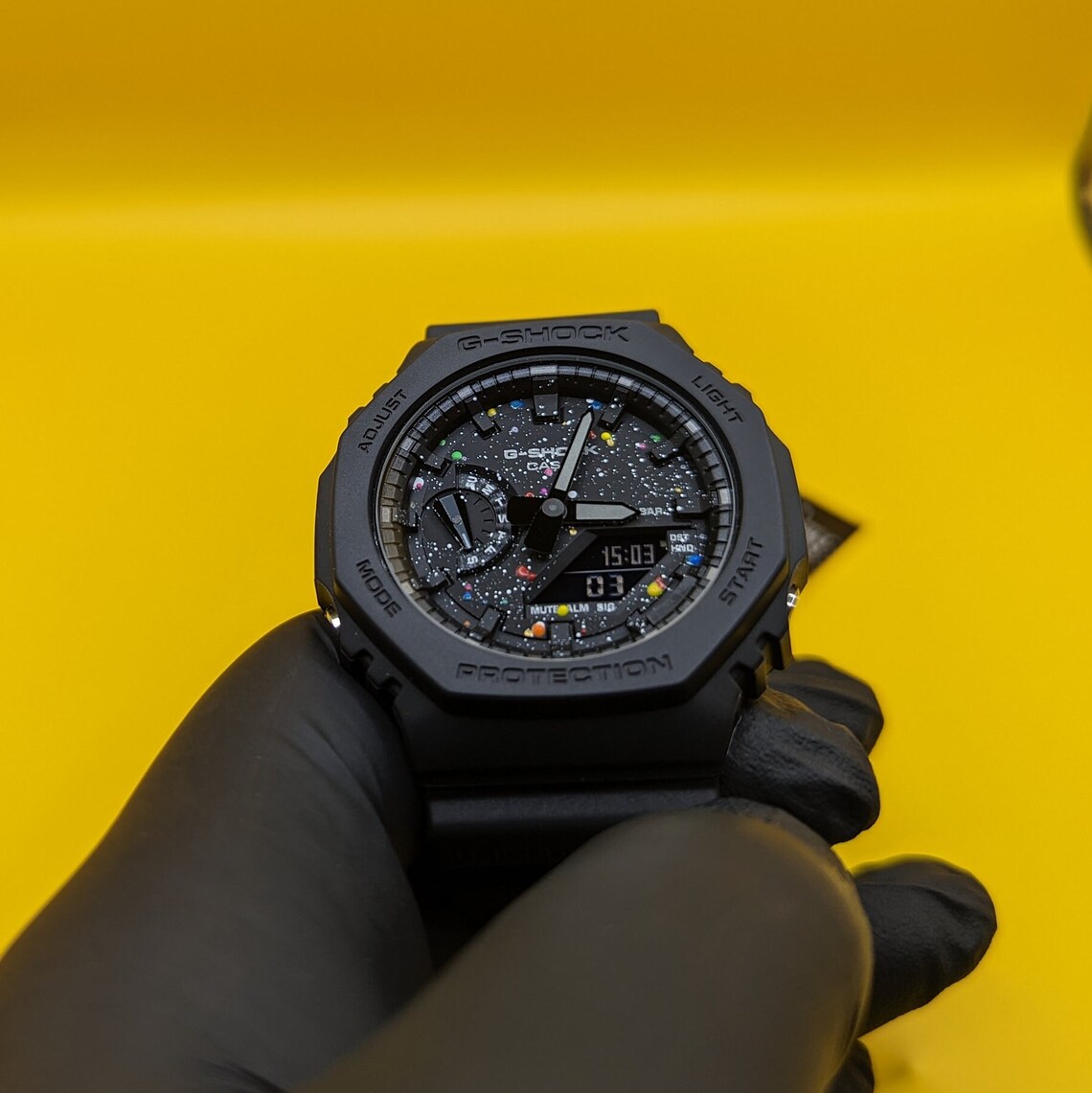 Custom Casio G-shock Painted by Hand Galaxy GA-2100 Casioak 44mm - Etsy