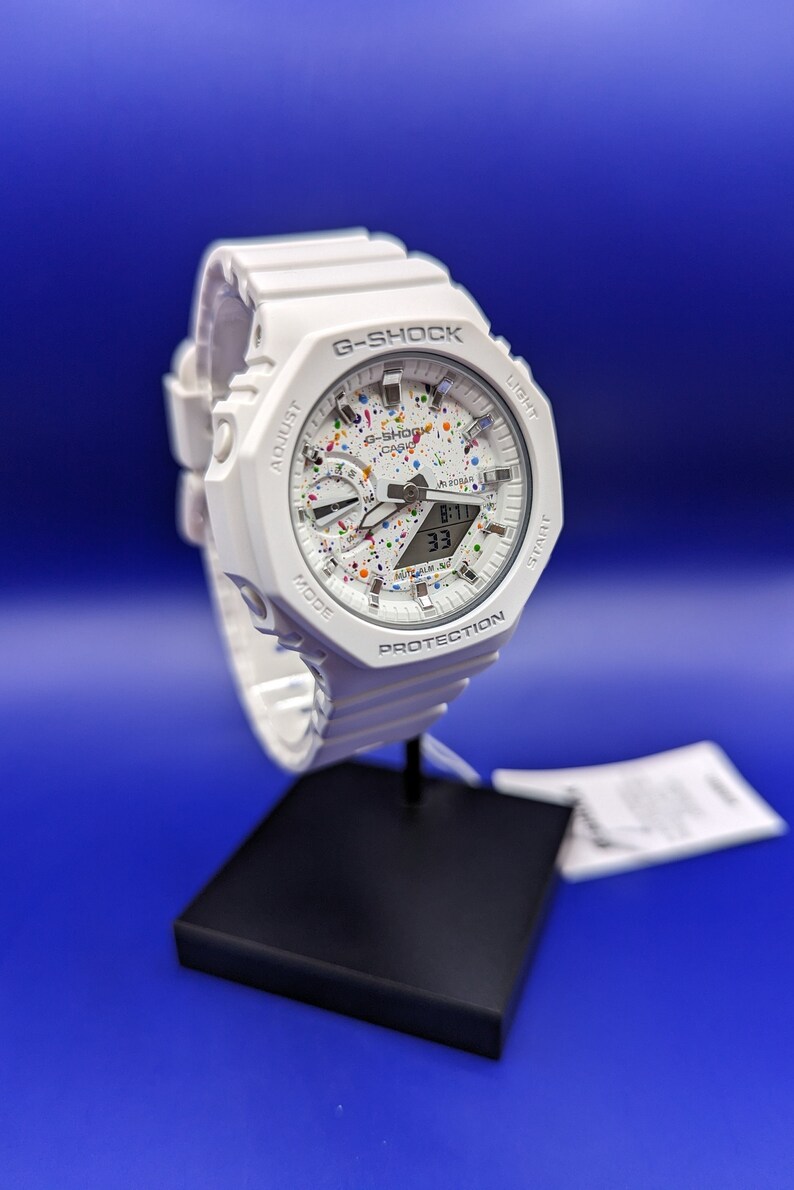 Custom Casio G-shock Painted by Hand - Confettis - GMA-S2100 Casioak ...