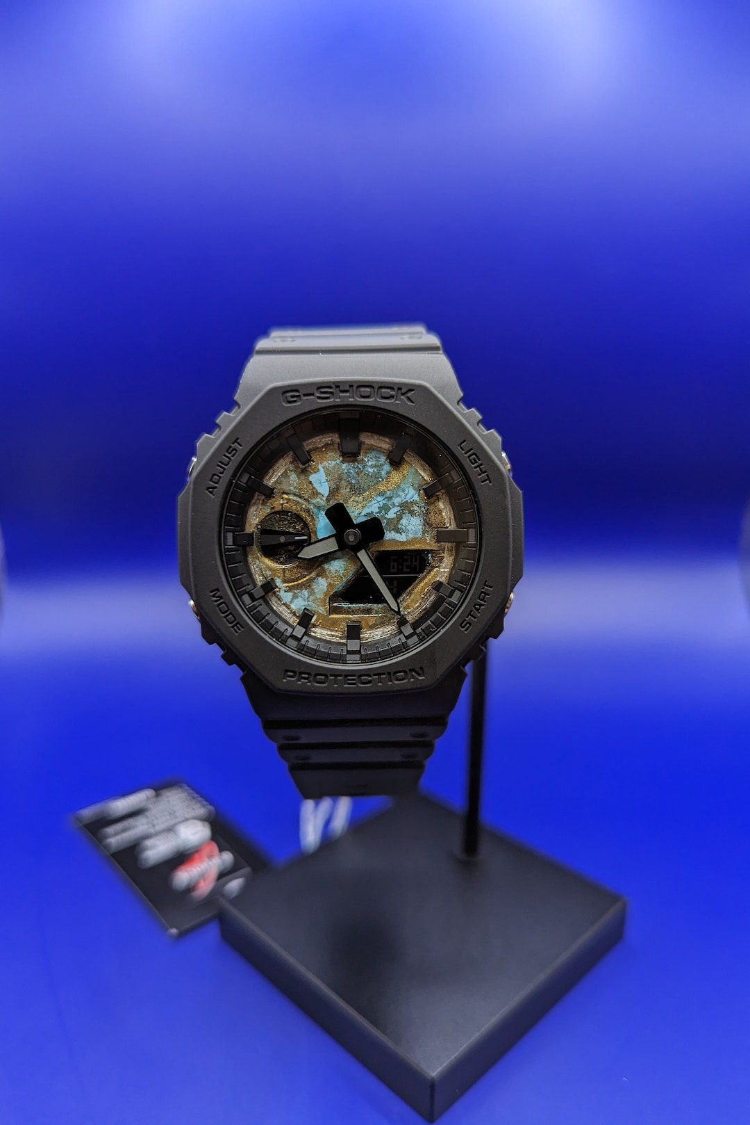 Custom Casio G-shock patina GA-2100 Custom Casioak 44mm - Etsy