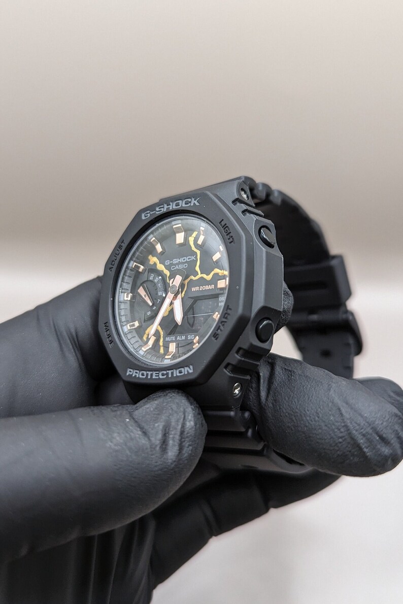 Custom Casio G-shock Painted by Hand Kintsugi GMA-S2100 Casioak 42mm - Etsy