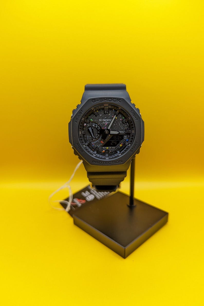 Custom Casio G-shock Painted by Hand - Galaxy - GA-2100 Casioak 44mm - Etsy