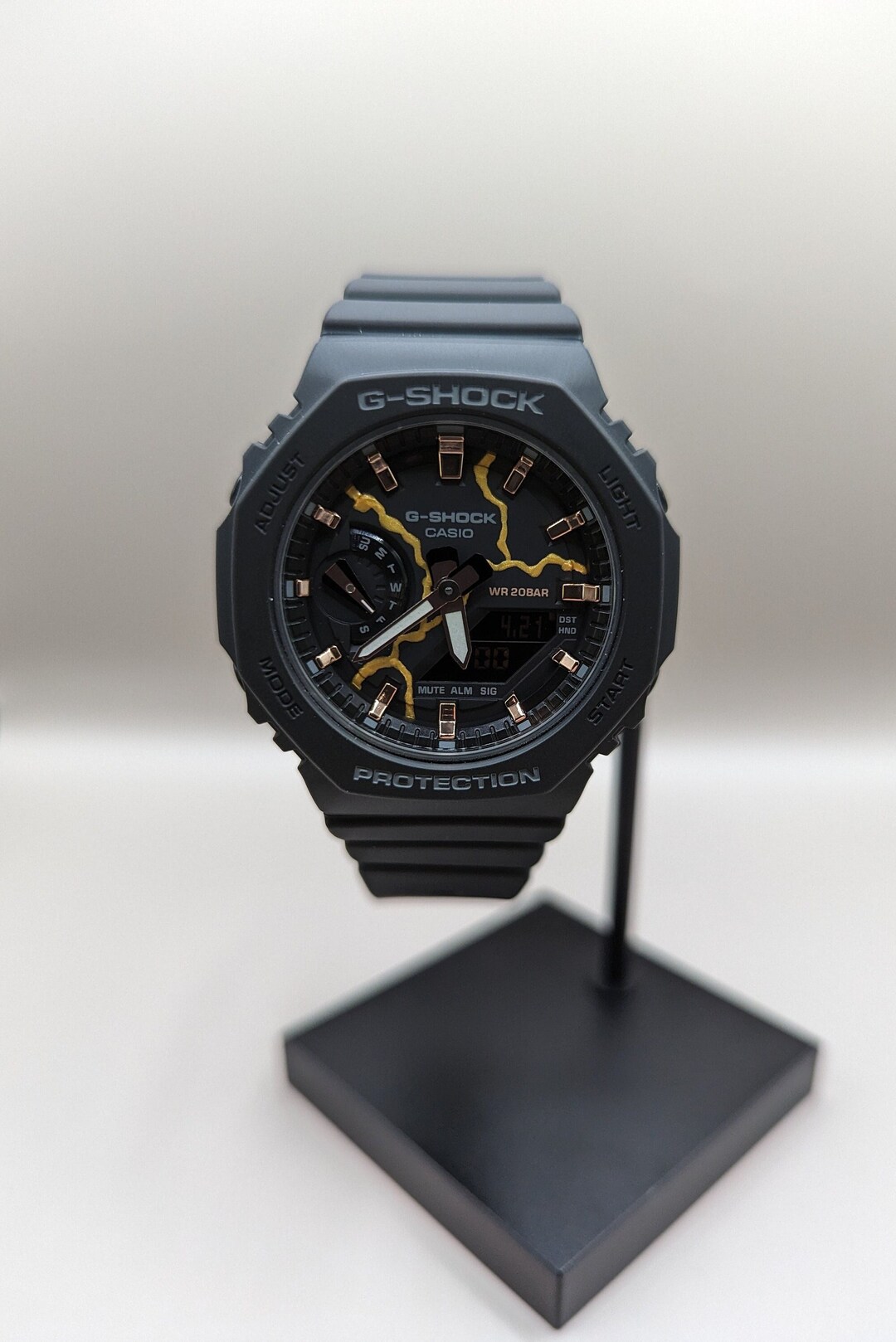 Custom Casio G-shock Painted by Hand - Kintsugi - GMA-S2100 Casioak ...