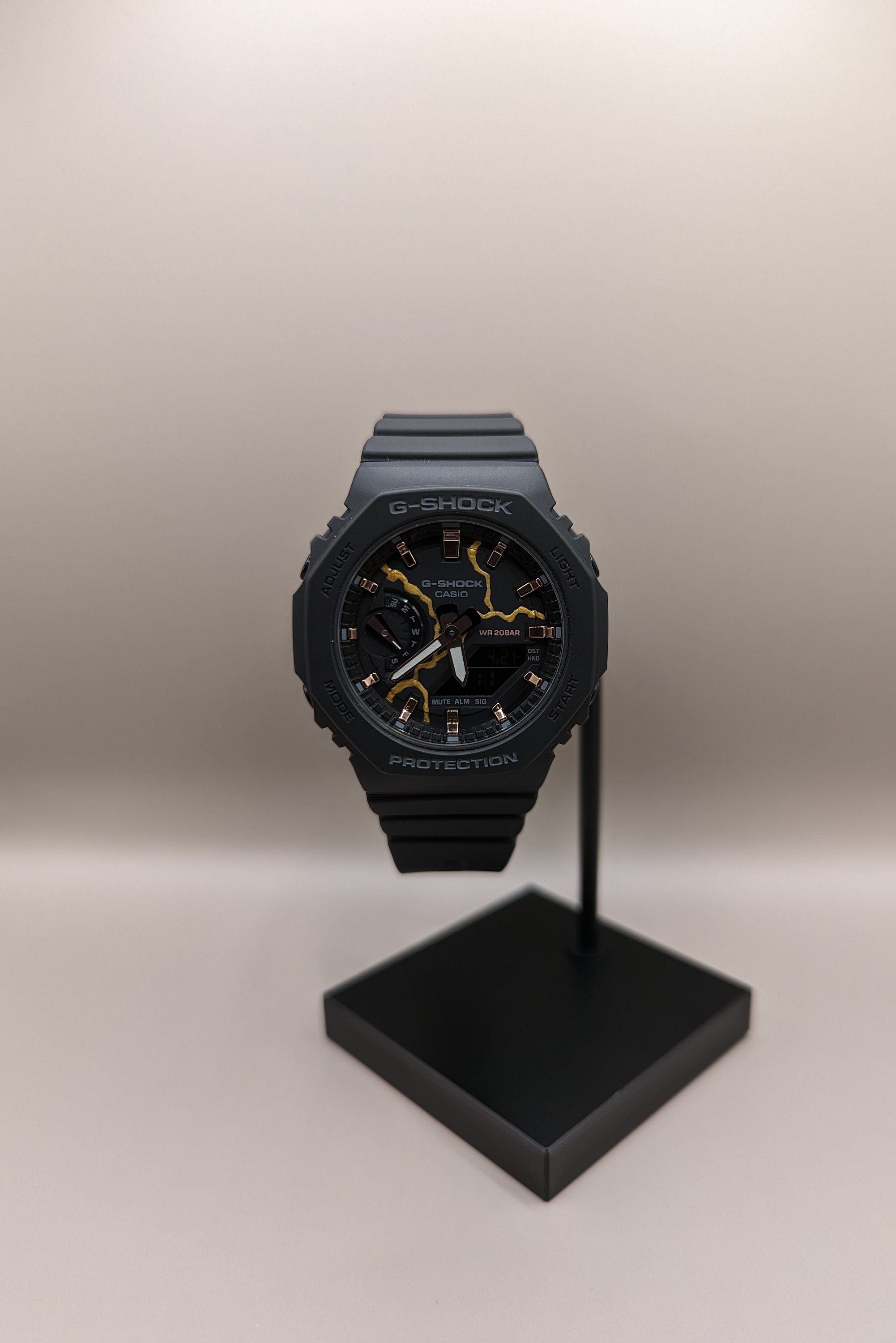 Custom Casio G-shock Painted by Hand - Kintsugi - GMA-S2100 Casioak ...
