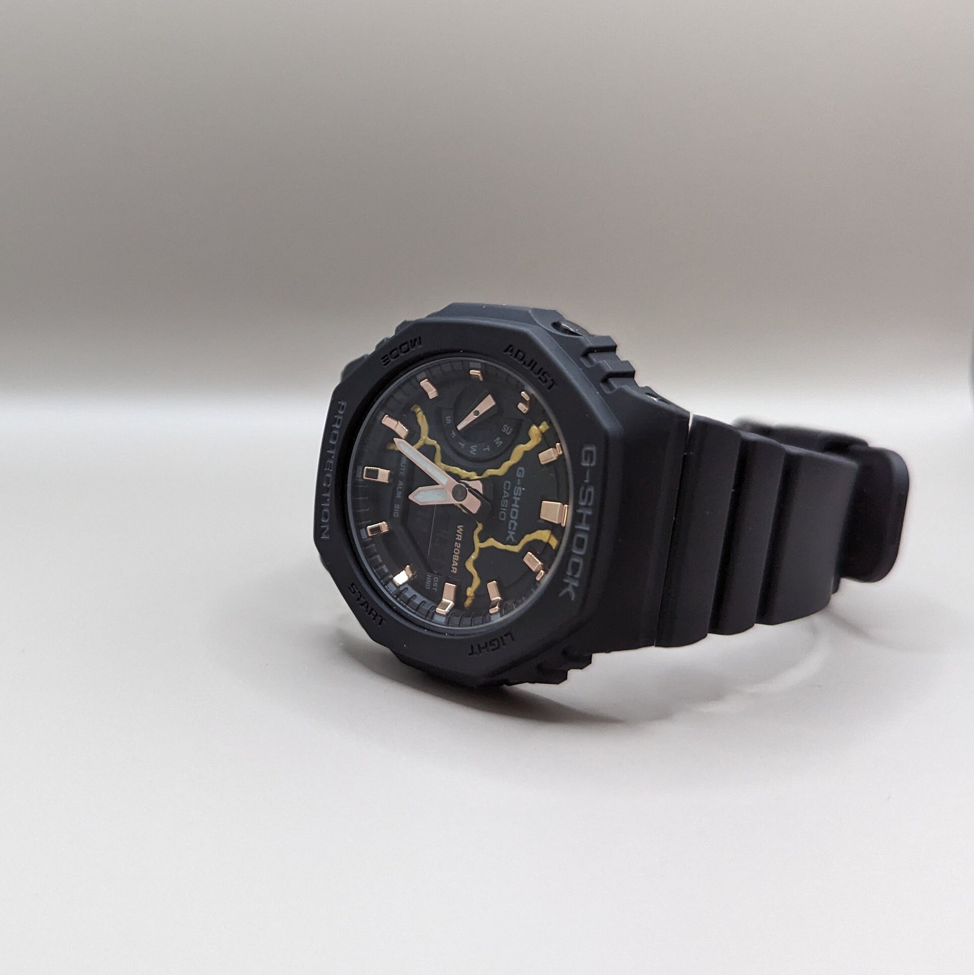 Custom Casio G-shock Painted by Hand Kintsugi GMA-S2100 Casioak 42mm - Etsy