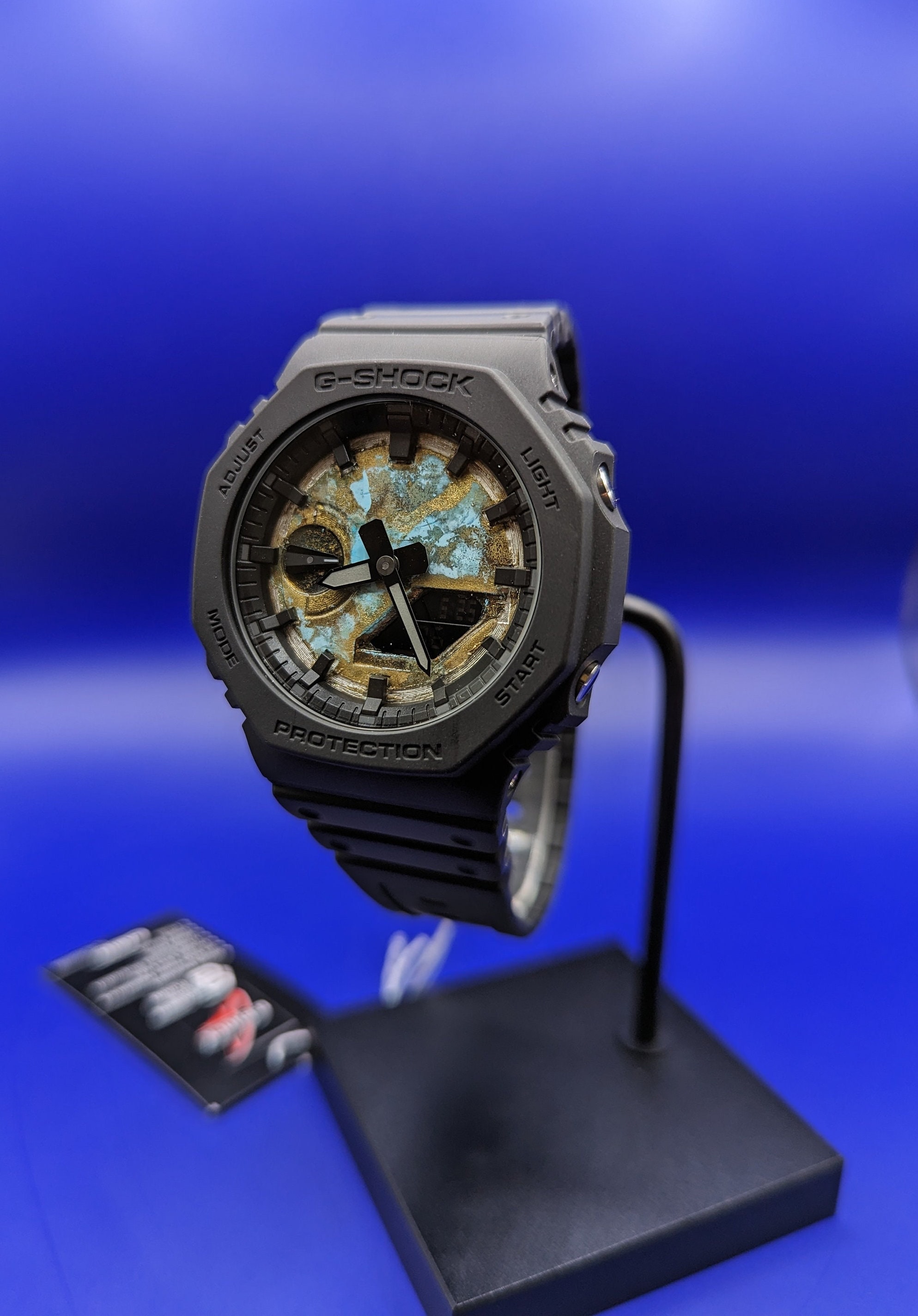 Custom Casio G-shock patina GA-2100 Custom Casioak 44mm - Etsy