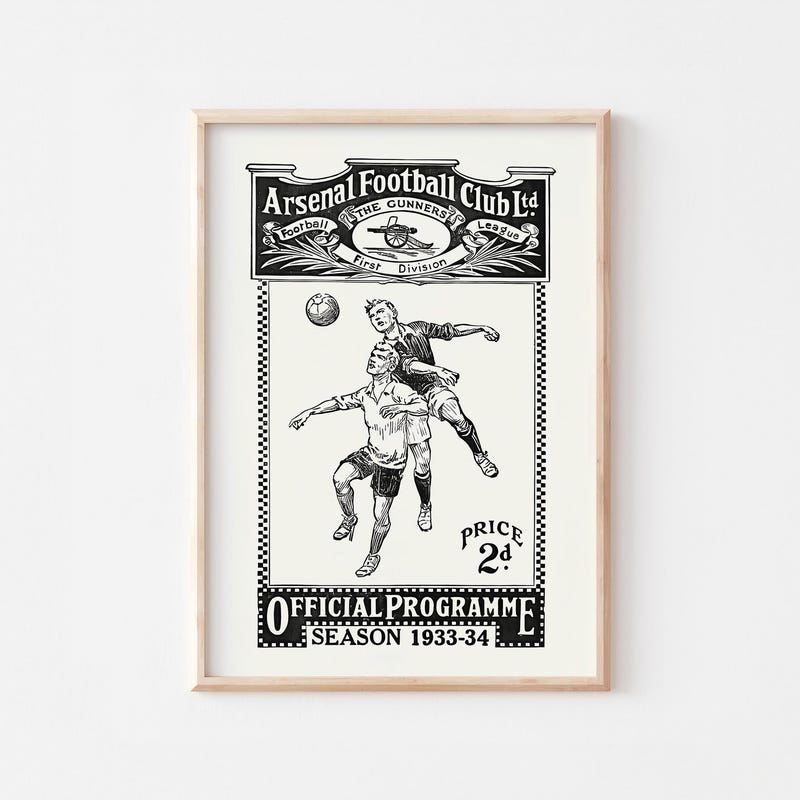 Arsenal Print Portrait - Etsy