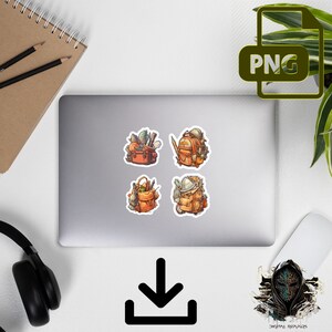 DND Inspired High Fantasy Backpack Digital Prints Perfect for Stickers ...