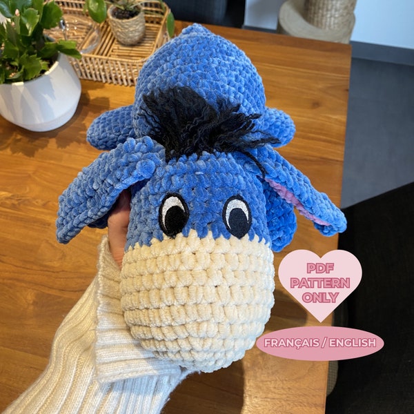 Crochet Eeyore Pattern - Etsy