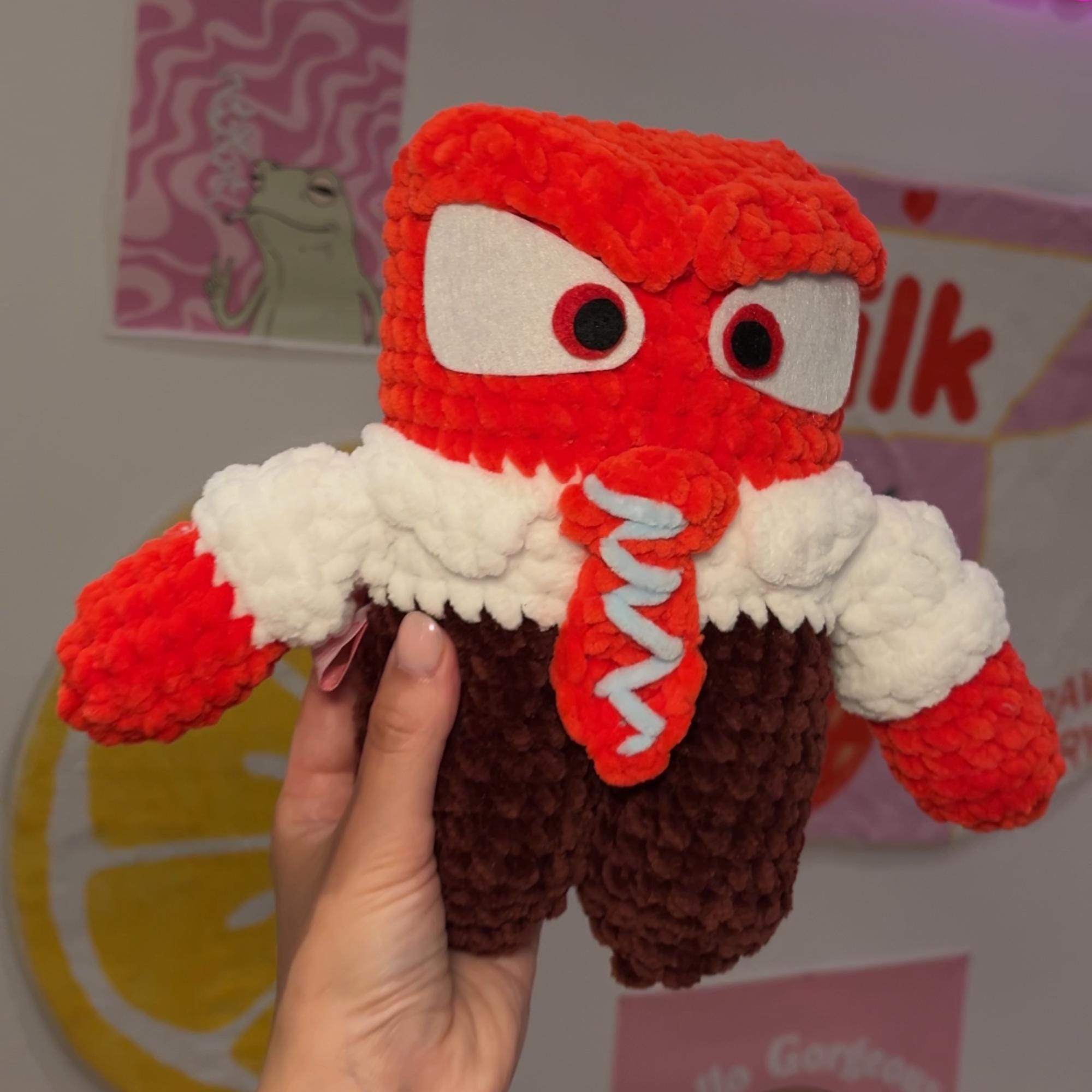 Crochet Anger Pattern PDF Download Beginner Friendly Amigurumi - Etsy