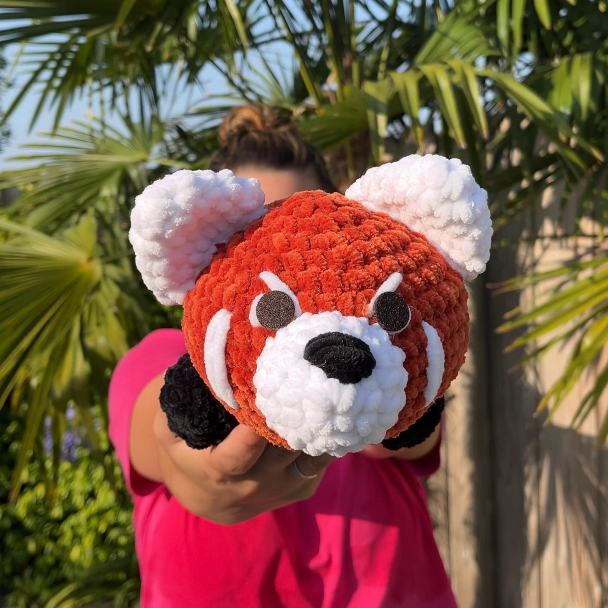 Crochet Red Panda Pattern PDF Download Beginner Friendly Amigurumi - Etsy