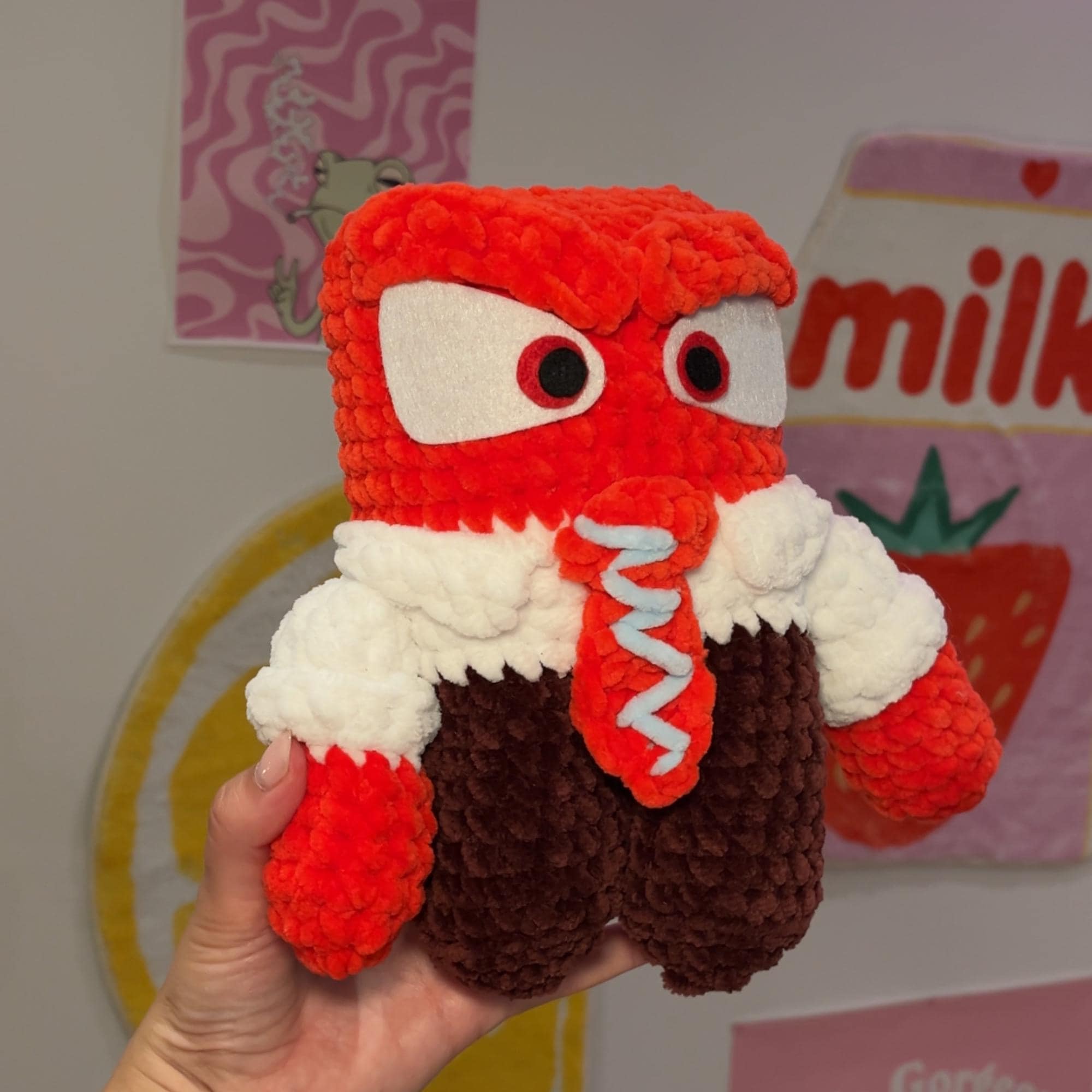 Crochet Anger Pattern PDF Download Beginner Friendly Amigurumi - Etsy
