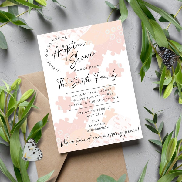 Baby Adoption Invitation - Etsy