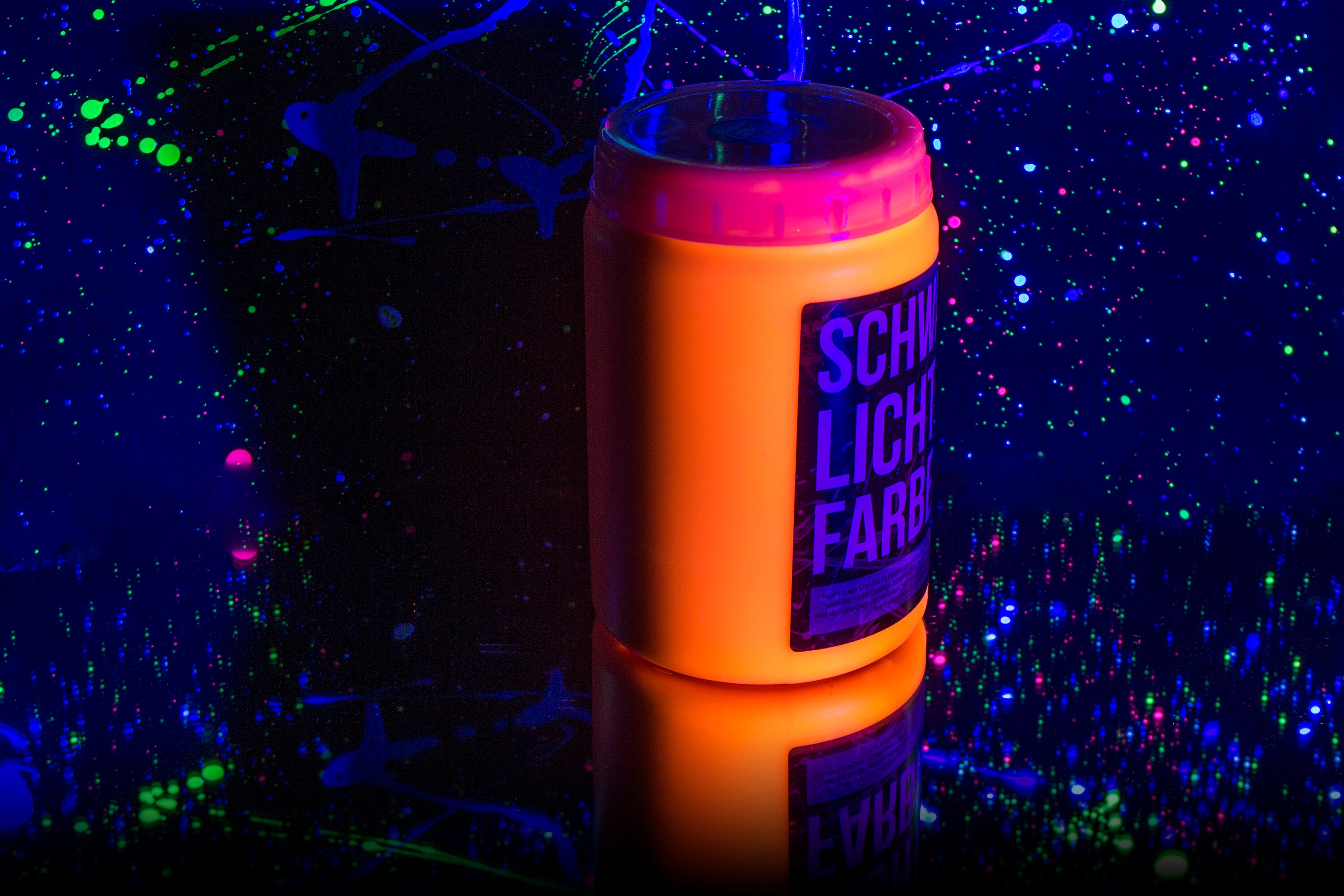 UV Paint 8x50ml Black Light Color Neon Paint Black Light Paint Daylight ...