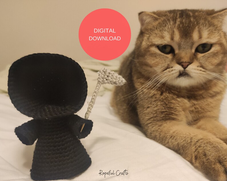 Grim Reaper Crochet Pattern: Halloween Amigurumi Toy (PDF Pattern - Etsy