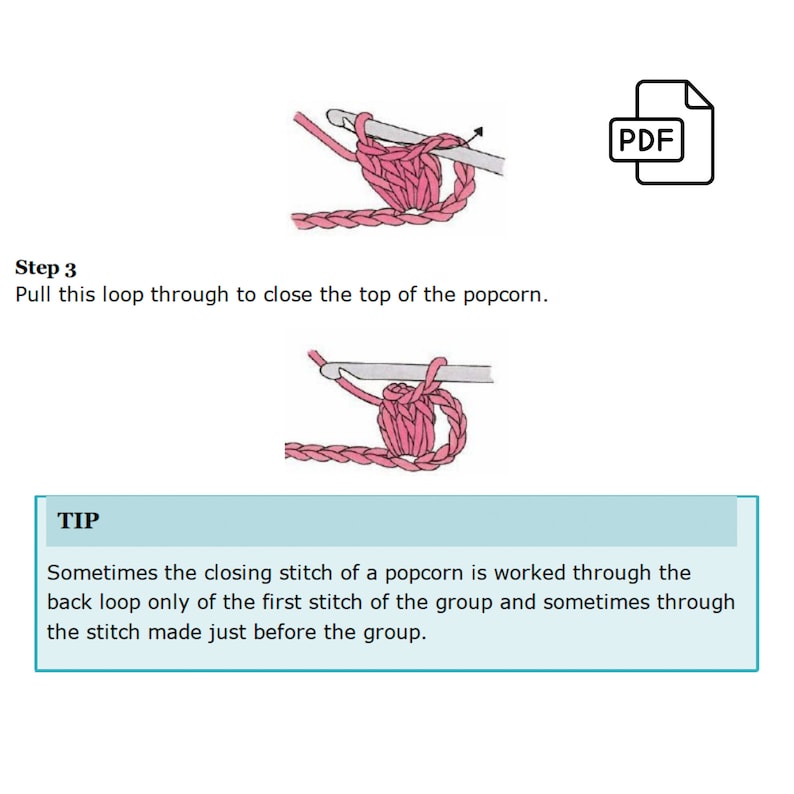 Crochet Resources, PDF Download Crochet Tutorial, Crochet Stitches ...