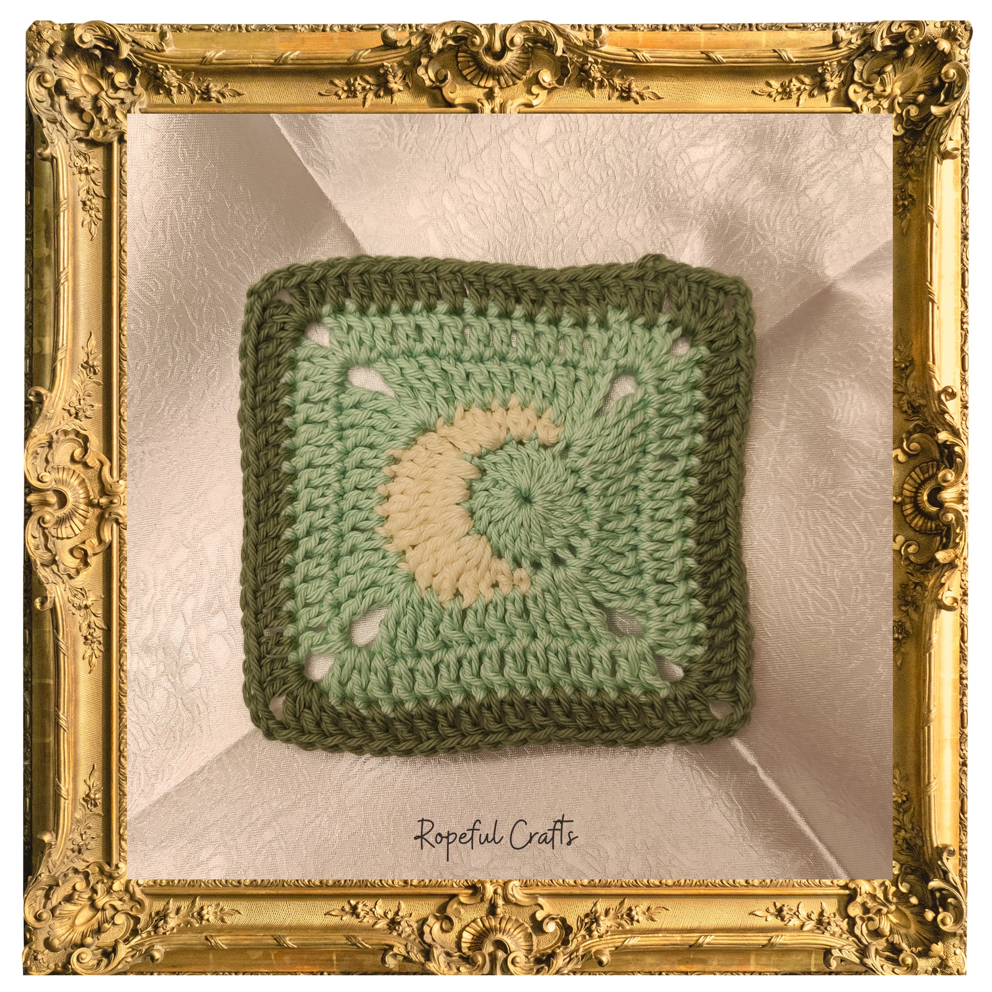 Moon Granny Square Crochet Pattern: Beginner-friendly (PDF Instructions ...