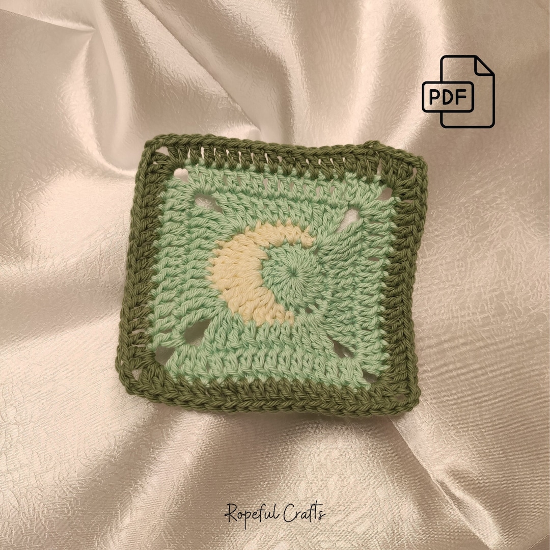Moon Granny Square Crochet Pattern: Beginner-friendly (PDF Instructions ...