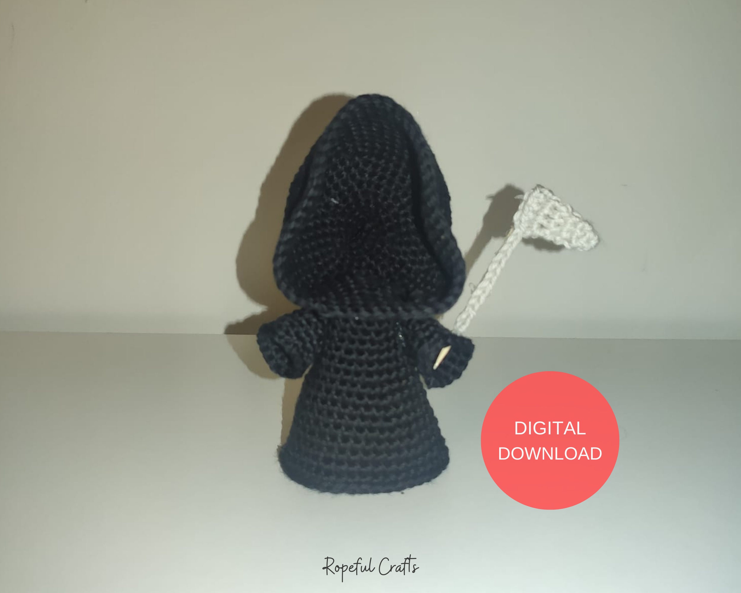 Grim Reaper Crochet Pattern: Halloween Amigurumi Toy (PDF Pattern - Etsy