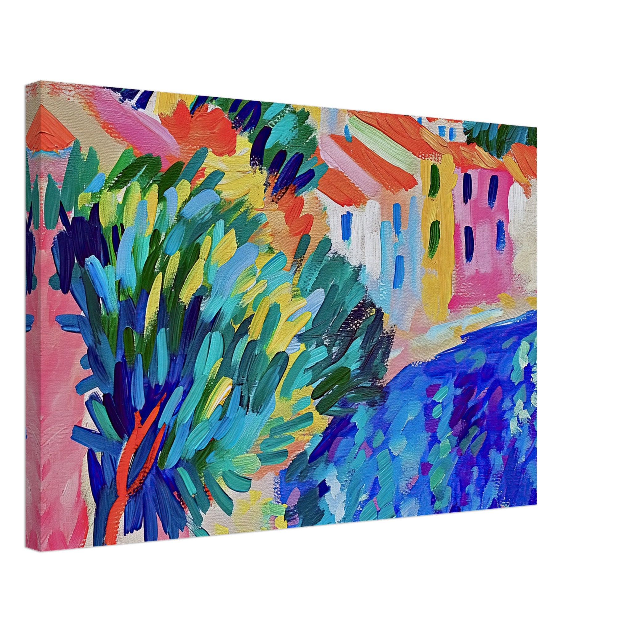 Henri Matisse Collioure Landscape - Mediterranean Coast, Canvas Matisse ...