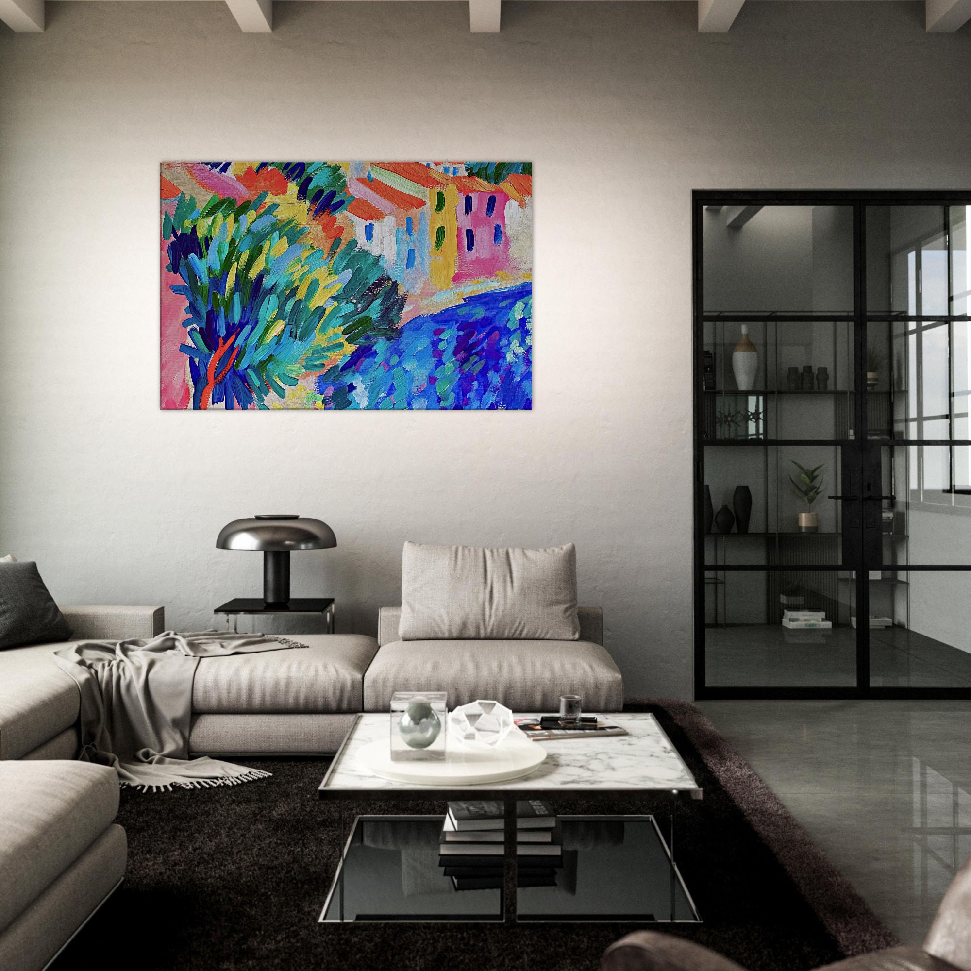 Henri Matisse Collioure Landscape - Mediterranean Coast, Canvas Matisse ...