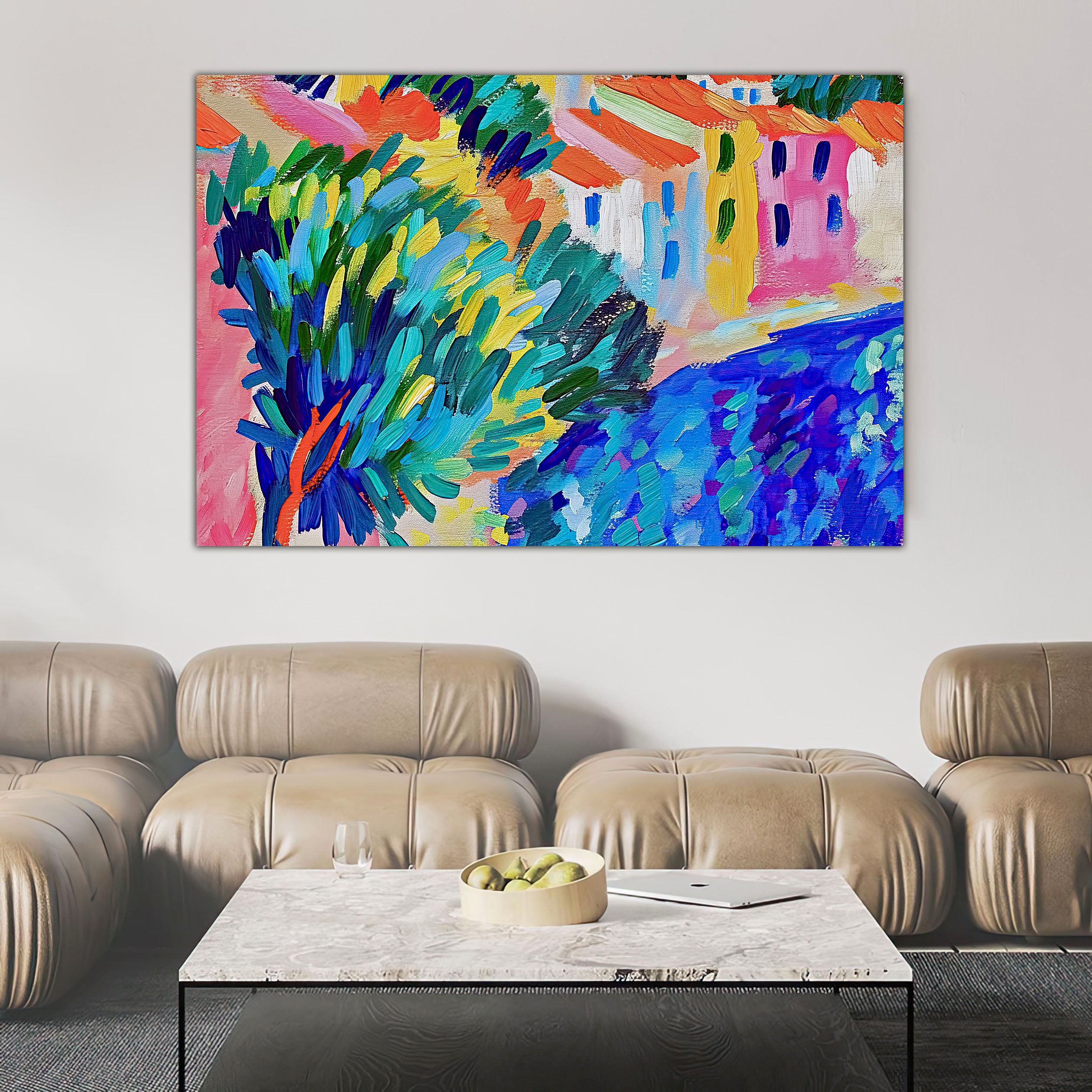 Henri Matisse Collioure Landscape - Mediterranean Coast, Canvas Matisse ...