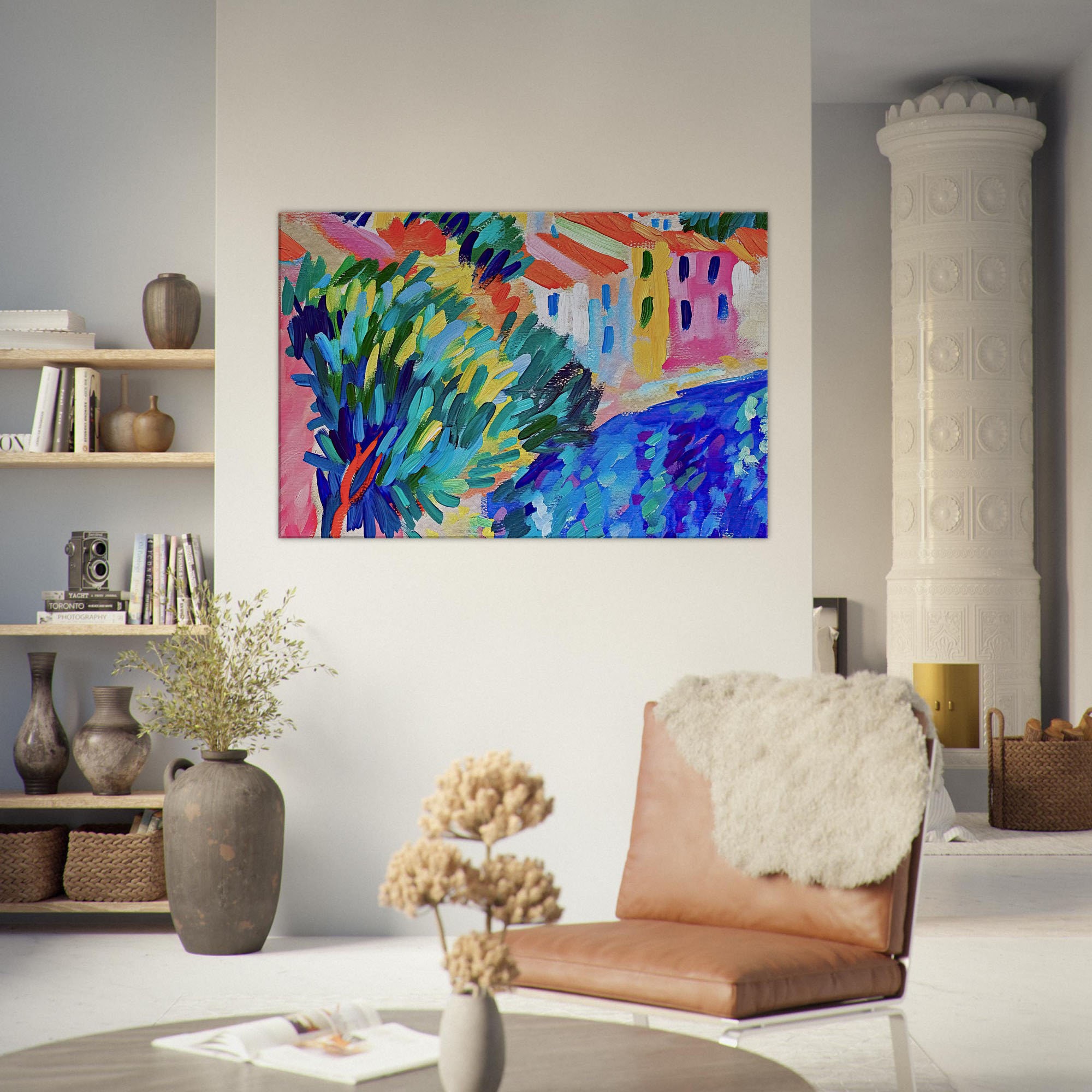 Henri Matisse Collioure Landscape - Mediterranean Coast, Canvas Matisse ...