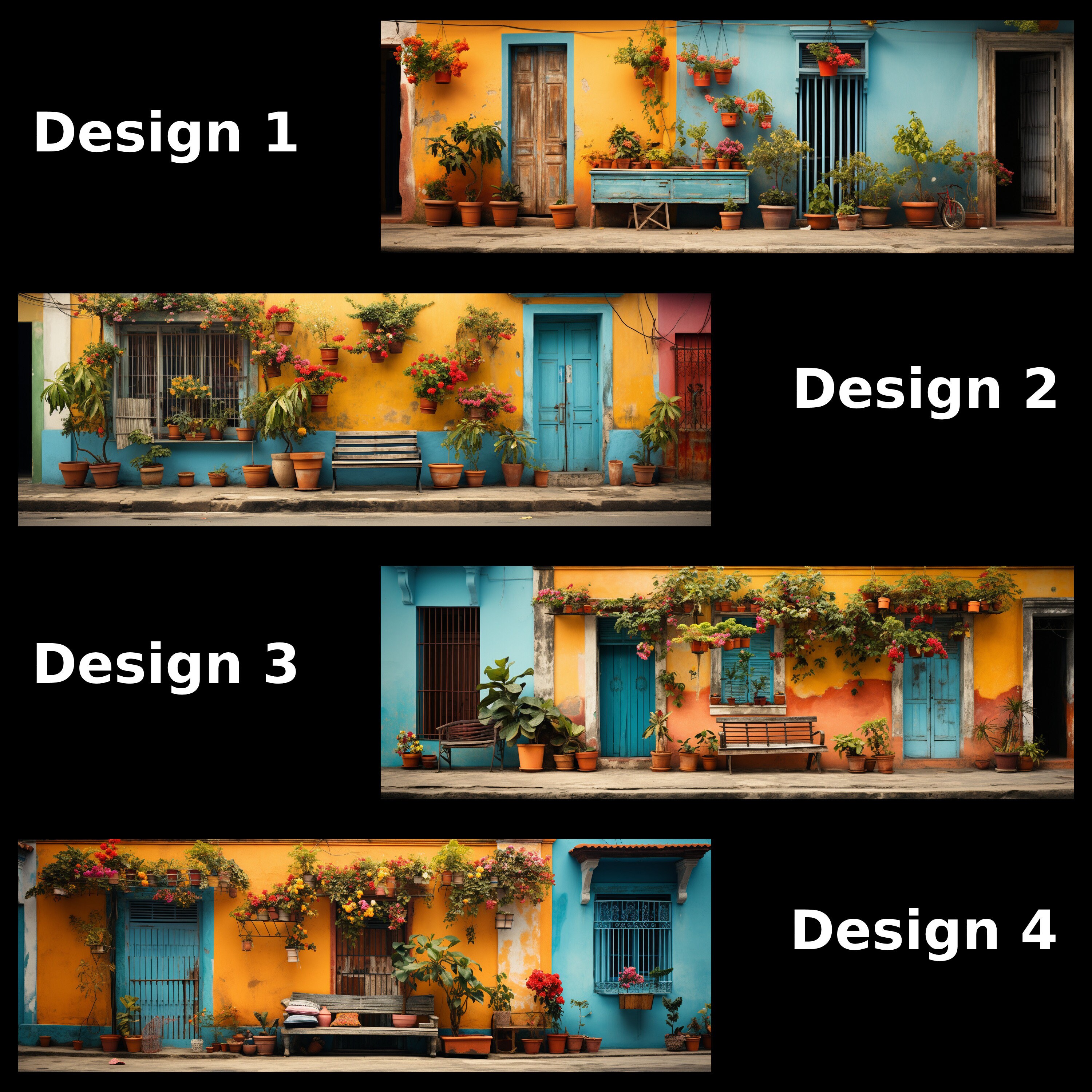 Guayaquil Bench Panoramic Poster Multiple Designs - Etsy