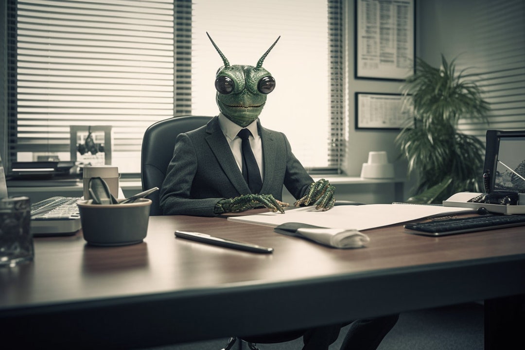 Office Grasshopper Wall Art Printable Download - Etsy