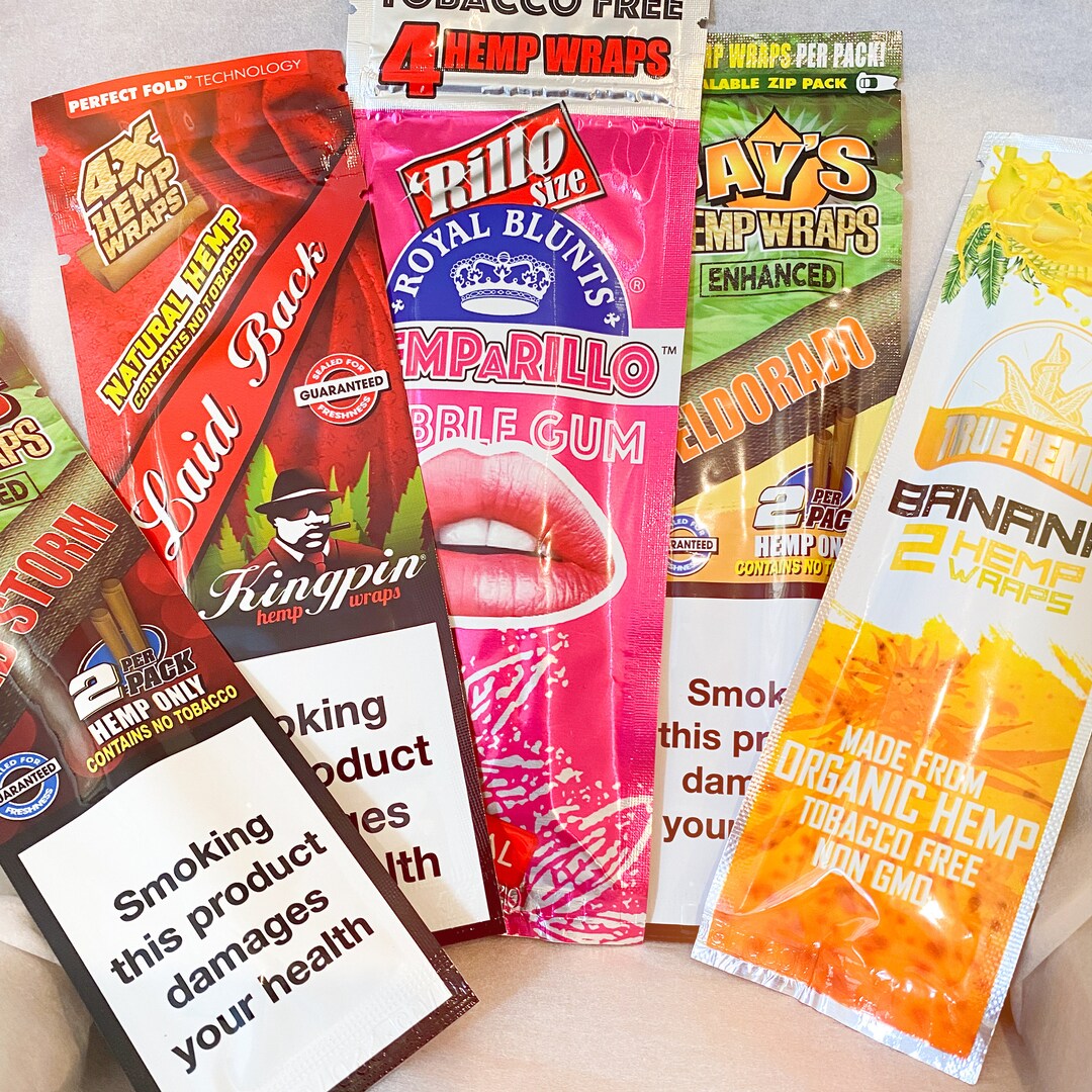 Wraps Care Package Stoner Smoking Gift Set Juicy Jays, Hemparillo ...