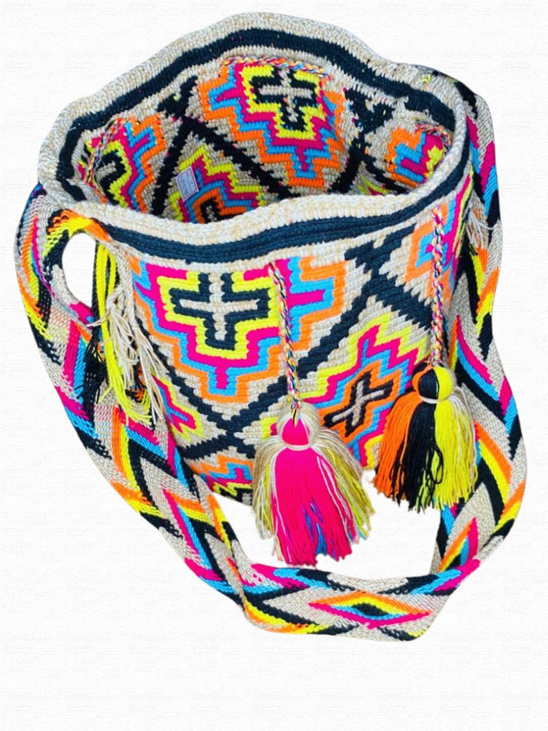 Wayuu Bag Genuine Handcraft From Colombia Colorful Mochila - Etsy