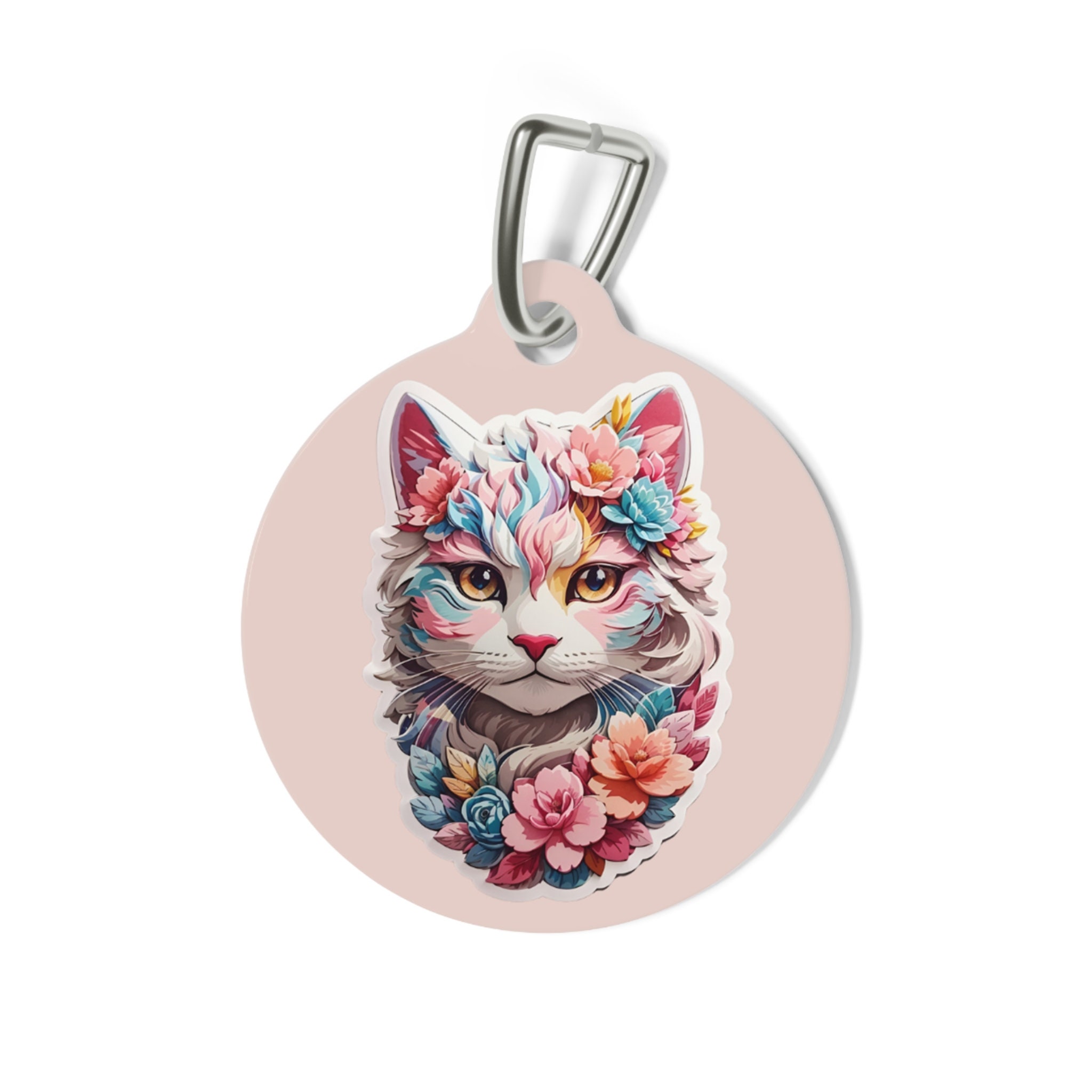 Colorful Sugar Cat Pat Tag Studio Ghibli Style Fantasy Art Cat Print ...