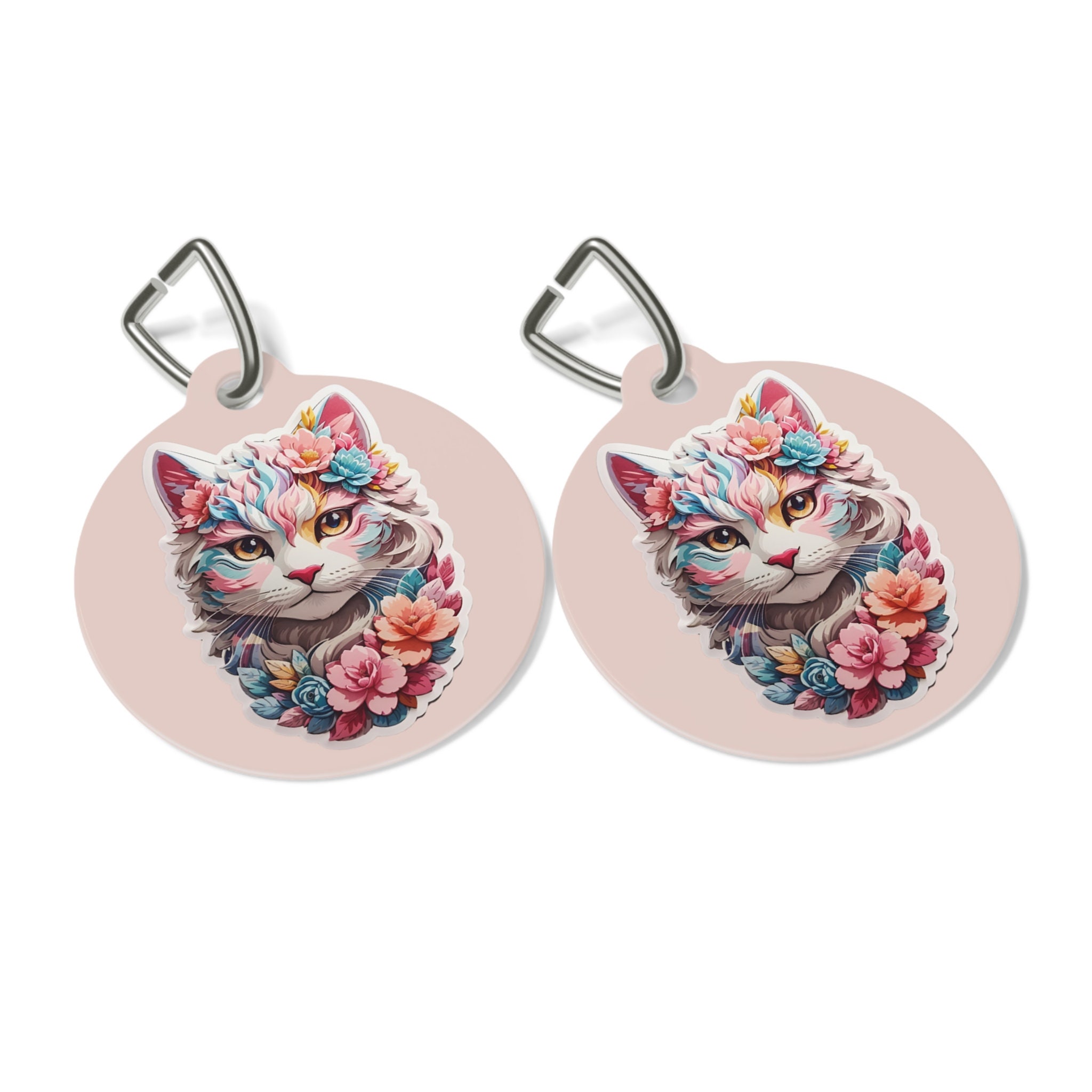 Colorful Sugar Cat Pat Tag Studio Ghibli Style Fantasy Art Cat Print ...