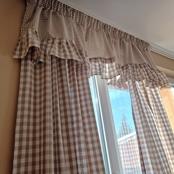 Ruffle Curtain - Etsy