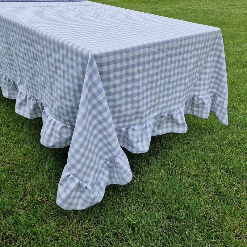 Ruffled Tablecloth - Etsy