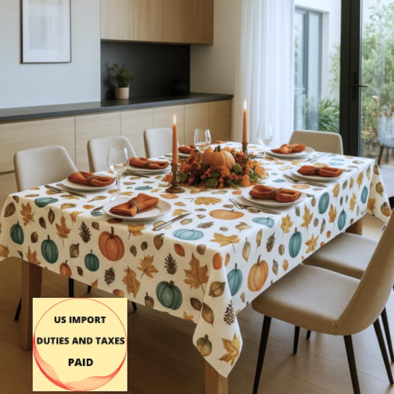 Extra Long Table Cloth Fall - Etsy
