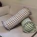 Ruffle Gingham Bolster Pillow Cover: Custom Cylinder Pillow Case - Etsy