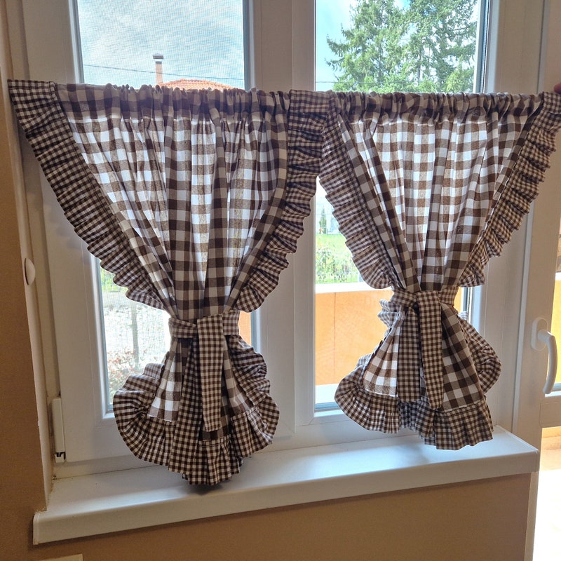 Buffalo Check Curtains - Etsy