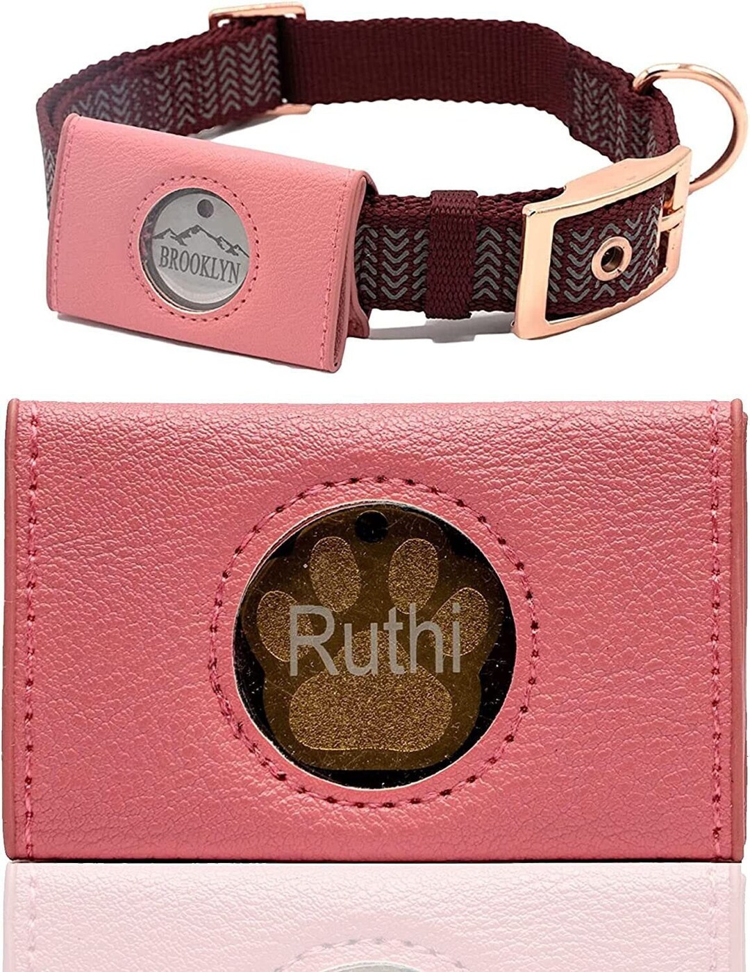 This Dog Collar Wallet Silences Your Pup's Dog ID Tag and Equip Your ...