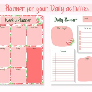 Digital Weekly Planner, Weekly Planner, Printable Planner, Digital ...