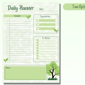 Digital Daily Planner, Printable Planner, Daily Planner, Colorful ...