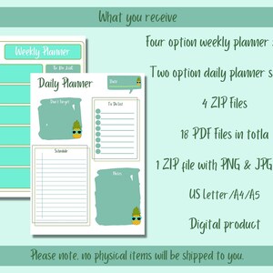 Digital Weekly Planner, Weekly Planner, Printable Planner, Digital ...